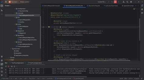 springboot backenddevelopment towtruckapp softwaredevelopment java shreenivas m
