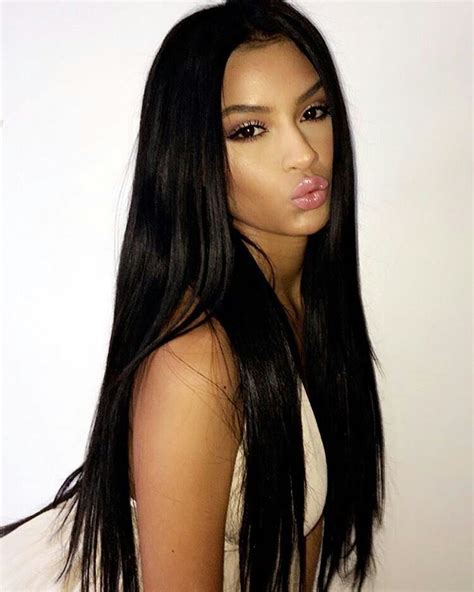 Beauty Latina Long Hair Styles Remy Human Hair Extensions Straight