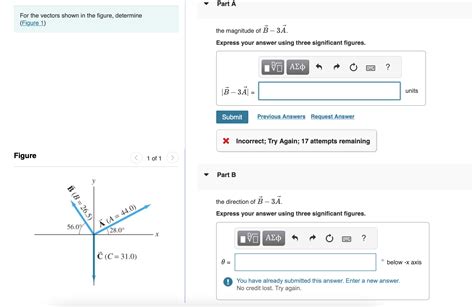 Solved For The Vectors Shown In The Figure Determine Chegg