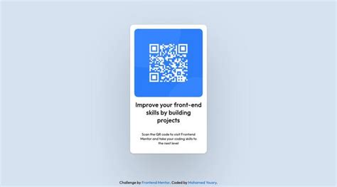 Frontend Mentor Qr Code Component Challenge Using Html And Css Coding