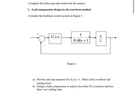 Complete The Following Tasks Before The Lab Session Chegg
