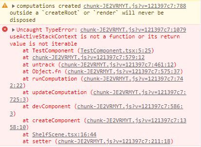 Adding Components That Use Context To The DOM After Mount SolidJS