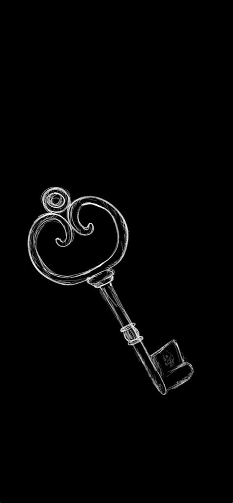 matching key and heart wallpaper set