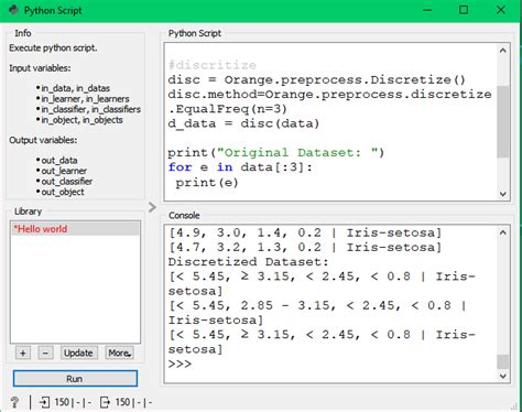 Data Science Lab 5 Data Preprocessing Using Orange Tool And Python