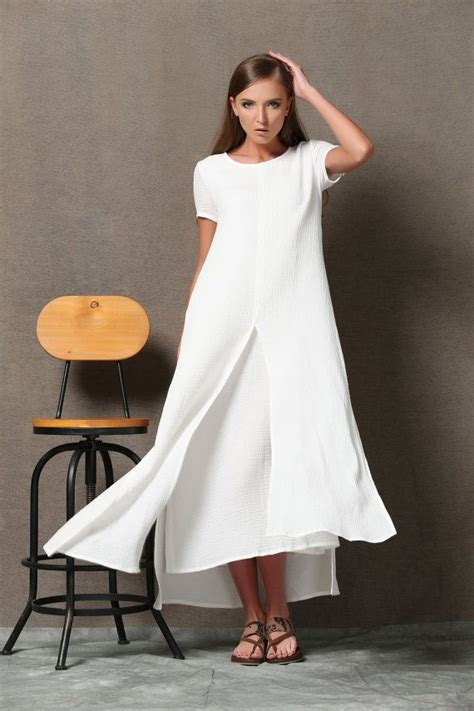 Plus Size White Linen Dress Dresses Images 2022