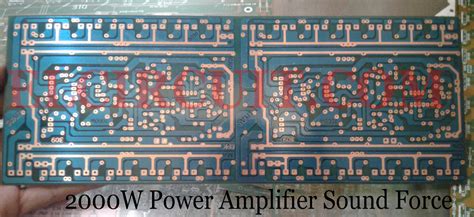 Power Amplifier Circuit Diagram Pcb Layout 1600w High Power