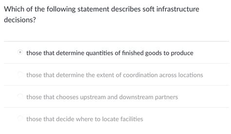 solved which of the following statement describes soft