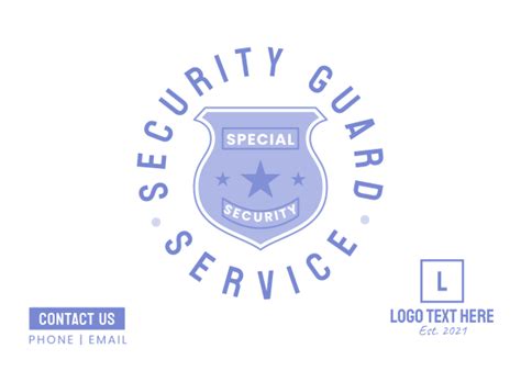Security Uniform Badge Invoice Brandcrowd Invoice Maker