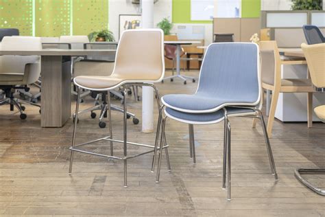Hbf Andaz Upholstered Mid Back Chairs And Stools Stackable • Peartree Office Furniture