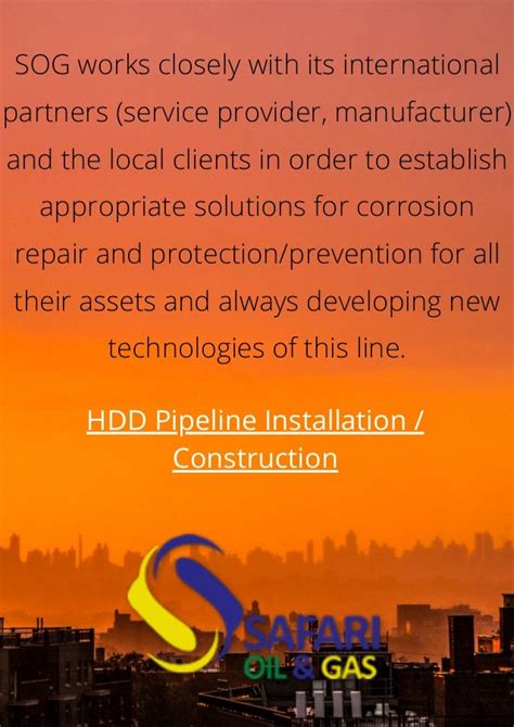Hdd Pipeline Installation Construction