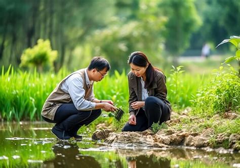 Premium Ai Image Biologist Injecting Microchips To Reproduce Fish By