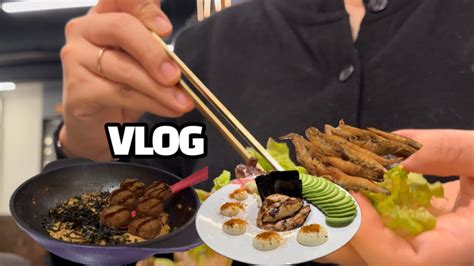 먹방 Vlog 안 먹는 구간이 없는 이번 브이로그 삼겹묵은지찜 한양화로 해민면옥 교대 이자카야 부평 이자카야 평양냉면 Youtube