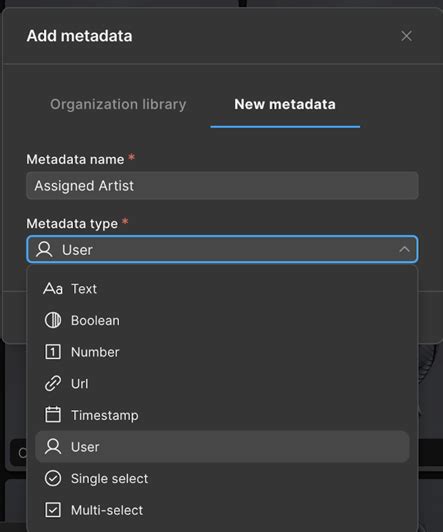 Create Or Update Metadata Field Definitions • Unity Cloud • Unity Docs