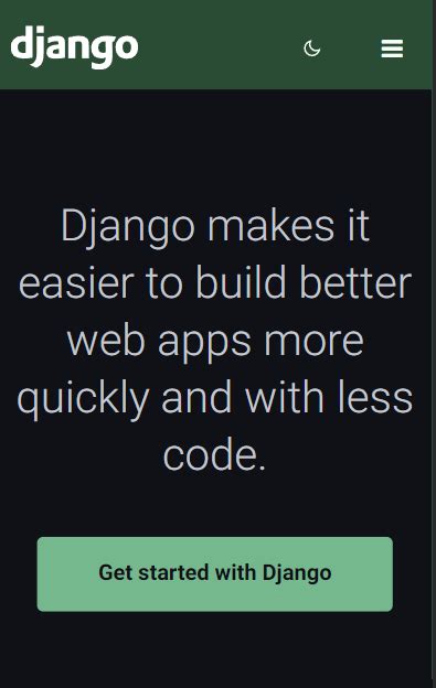 Fix Mobile Menu Initial Flashing · Issue 1423 · Djangodjangoproject