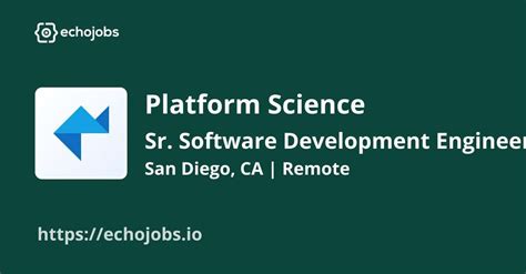 Platform Science Is Hiring Sr Software Development Engineer Embedded Usd 105k 170k San Diego