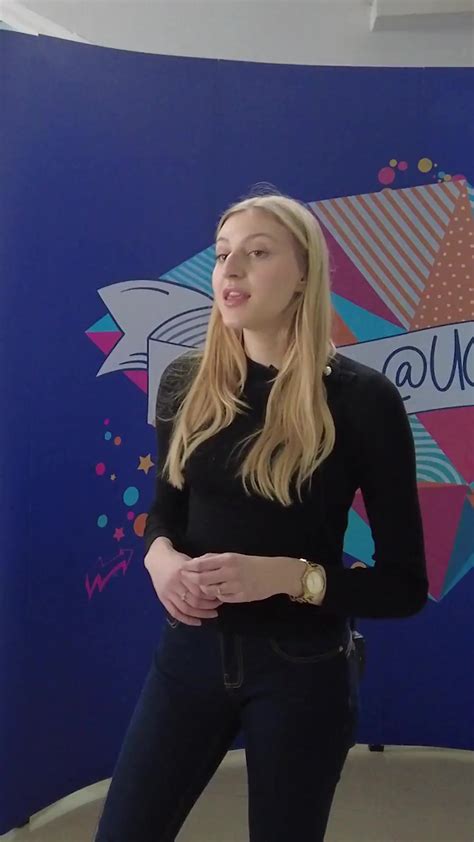 Паулина е студент од Полска на размена во Македонија Истражувала за Универзитетите во