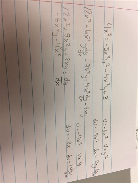The Product Rule And Implicit Differentiation