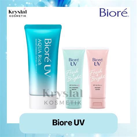 Jual Biore Uv Aqua Rich Sunscreen Watery Essence Spf50 Biore Uv