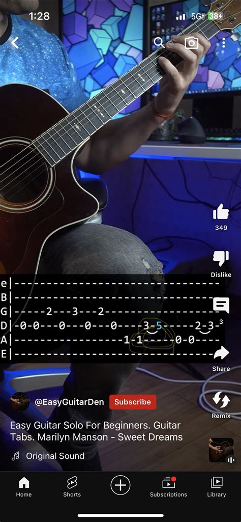 First Time Playing A Guitar What Does This Loop Mean Also I When I