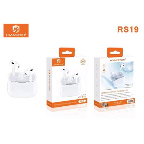 Fone De Ouvido Sem Fio Bluetooth Hmaston Original RS 19 Shopee Brasil