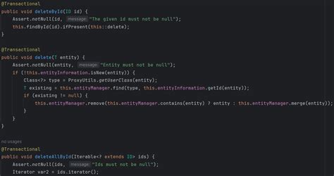 Error Jparepository 의 Delete 실행 시 삭제 불가