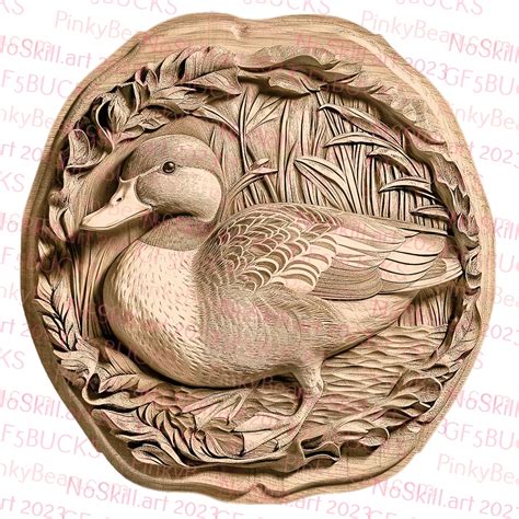 Laser Burn Png 3d Illusion Engrave Laser Ready Digital Design File Ducks Waterfowl Shore Birds