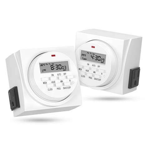 Bn Link 7 Day Heavy Duty Digital Programmable Timer Fd60 U6 115v 60hz Dual