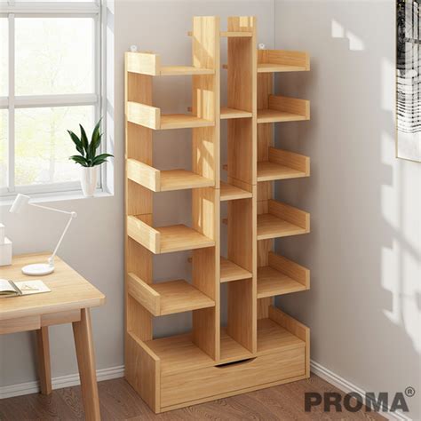Bookshelf Shelf Small Storage Rack Office Cabinet