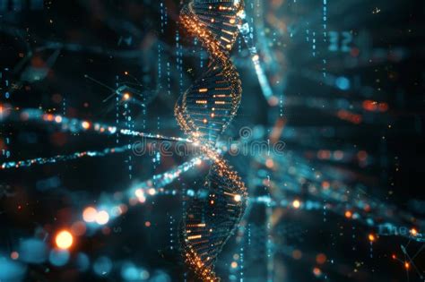 Abstract Background Binary Code Of DNA Shape Stock Photo Image Of Pattern Genetic