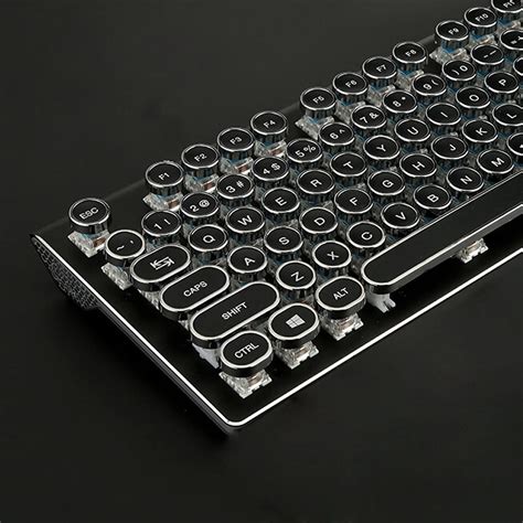 Buy Typewriter Keyboard With Led Backlit And Sidelight 104 Key Anti