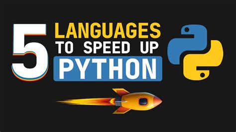 The 5 Languages Making Python Code Faster Youtube