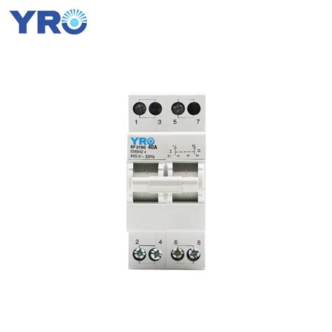 2p 40a Mts 이중 전원 수동 전환 스위치 인터록 회로 차단기 전기 장비 및 소모품