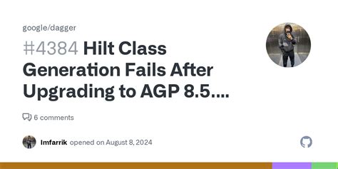 Hilt Class Generation Fails After Upgrading To Agp 851 From 801