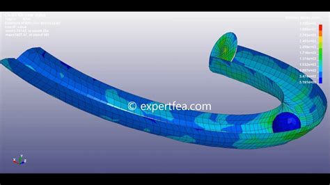 Ls Dyna Finite Element Analysis Drop Test Of A Ball On An Elastic Water Slide Youtube