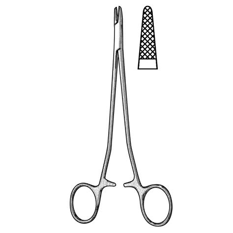20 2313 Sklar® Tc Senning Needle Holder 6 34 Serrated