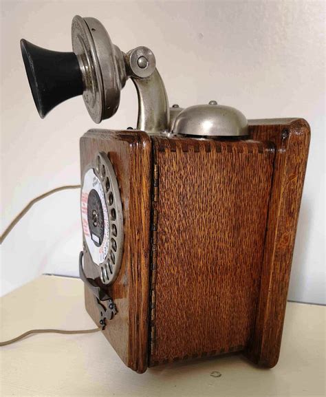 Thephone Has A Genuine Bakelite Mouthpiece With A Small Break Repaired