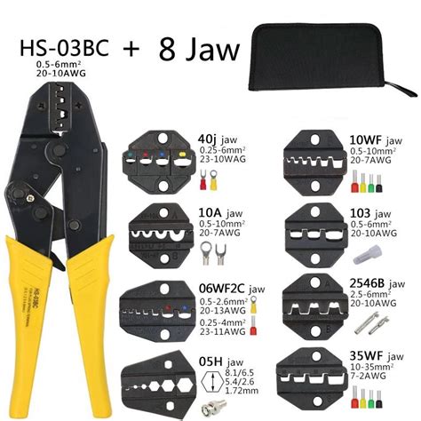 Hs 03bc Wire Crimping Tools Non Insulated Terminal Range 05 6mm²
