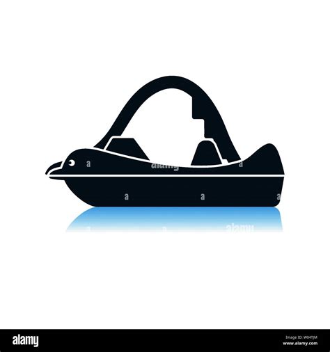 Icon Shadow Reflection Design Vector Illustration Stock Vector Image