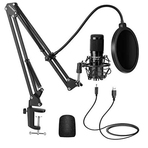 [amazon] Neewer Usb Microphone Kit Plug And Play 192khz 24 Bit Supercardioid Condenser Mic With