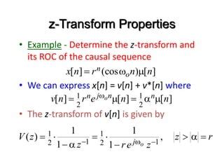 Z Transform Causal Anti Causal And Two Sided Sequence Region Of Convergence Properties