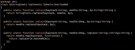 Macro For Overloading Via Static Extension Or Abstract Macro