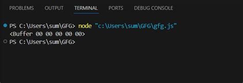 what are buffers in node js geeksforgeeks