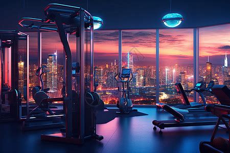 现代的健身房效果图图片素材 正版创意图片600139152 摄图网