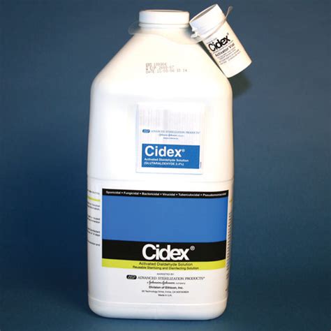 Instrument Disinfectant Activated Dialdehyde Solution 1 Gallon Cidex® Bottle Mcguff