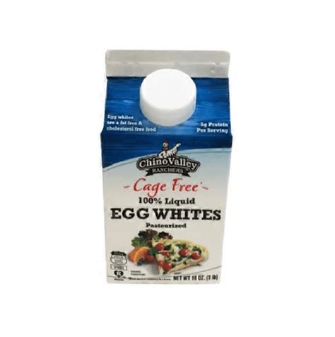 Pack Of 12chino Valley Cage Free Liquid Egg Whites 16oz