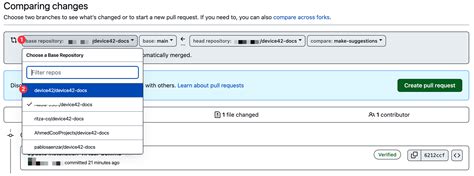 how to contribute documentation fixes device42