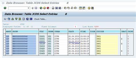 Solved Work Order Release Date Table Sap Community