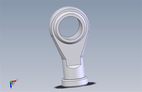 Sijk12c内螺纹自润滑杆端关节轴承 Solidworks 2020 模型图纸下载 懒石网