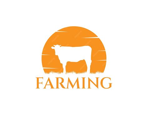 Premium Vector Simple Farming Business Logo Design Template