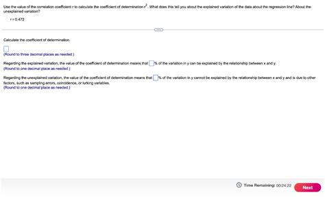 Solved Use The Value Of The Correlation Coefficient R To Chegg